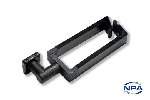 CH L -27 MOD 90 Modular Wire Routing Clip 90º Mount Black | NPA