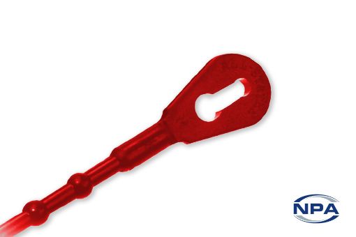 Cable Tie Beaded Red | NPA
