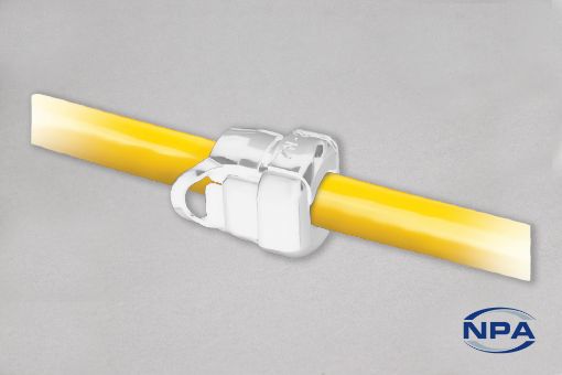 Strain Relief Bushing Straight-Thru - For Round Cables White | NPA