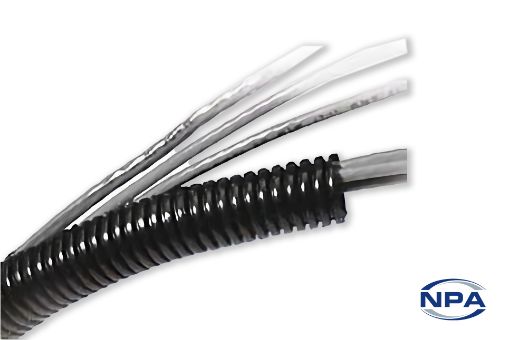 Flexible Conduit (Sold by 30m Roll) Split Black | NPA