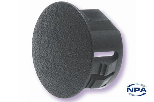 Hole Plug Strain Relief Lock-it Black | NPA