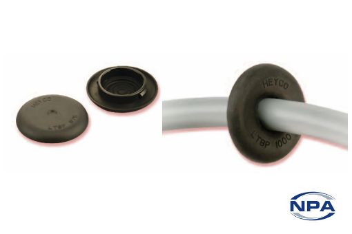 Hole Plug Liquid Tight Break-Thru Black | NPA