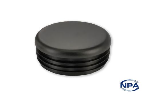 Tube Plug Ribbed Fit Black | NPA