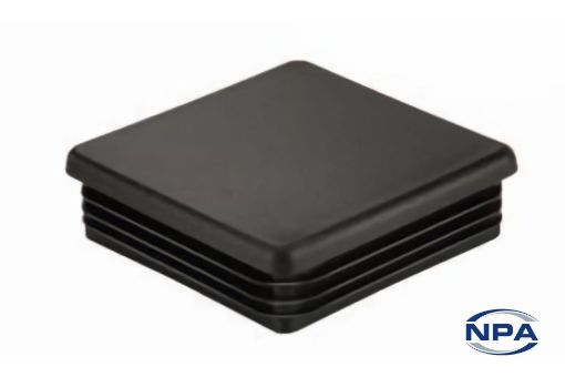 Tube Plug Ribbed Fit Black | NPA