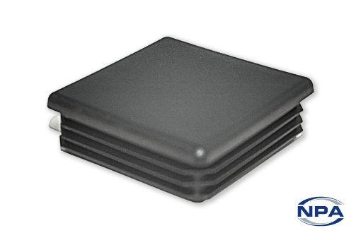 Tube Plug Ergonomic Ribbed Fit Black | NPA