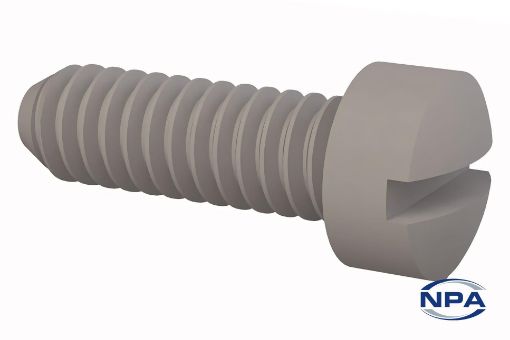 Machine Screw Fillister Head, Slotted Natural | NPA