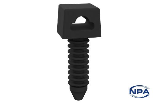 Fin Clip Push Mount Black | NPA