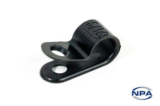"P" Clip [Sold in bags of 100] Standard Black | NPA
